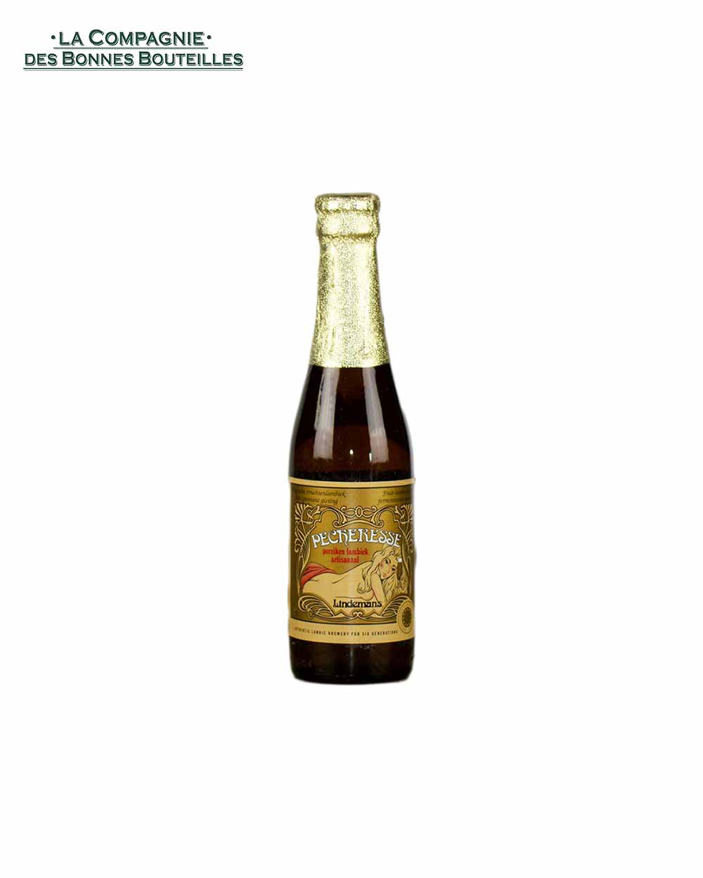 Bière Lindeman's Pêcheresse VC 25cl - La Compagnie des Bonnes Bouteilles