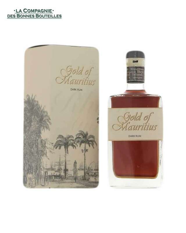 Gold of Mauritius rhum - 70cl - La Compagnie des Bonnes Bouteilles