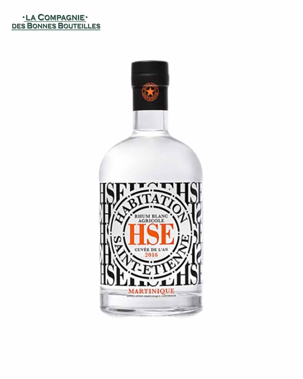 Rhum HSE - cuvée 2016 - 50° 70 cl - La Compagnie des Bonnes Bouteilles