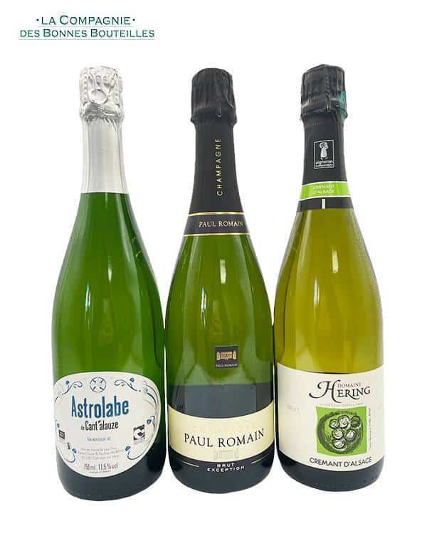 coffret 3 bouteilles - Vins effervescents - La Compagnie des Bonnes ...