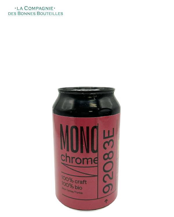 Bière Monochrome - Cerise/Tonka - Sour - Can 33cl - La Compagnie des ...