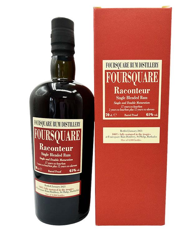Rhum Velier Foursquare Raconteur 70 cl - La Compagnie des Bonnes Bouteilles