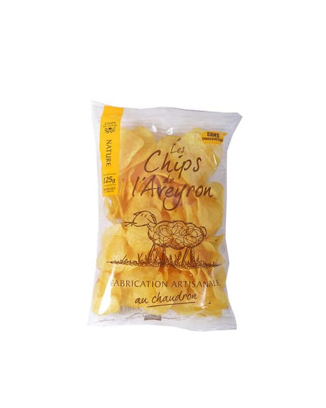 Chips de l'Aveyron - Nature - 125g - La Compagnie des Bonnes Bouteilles