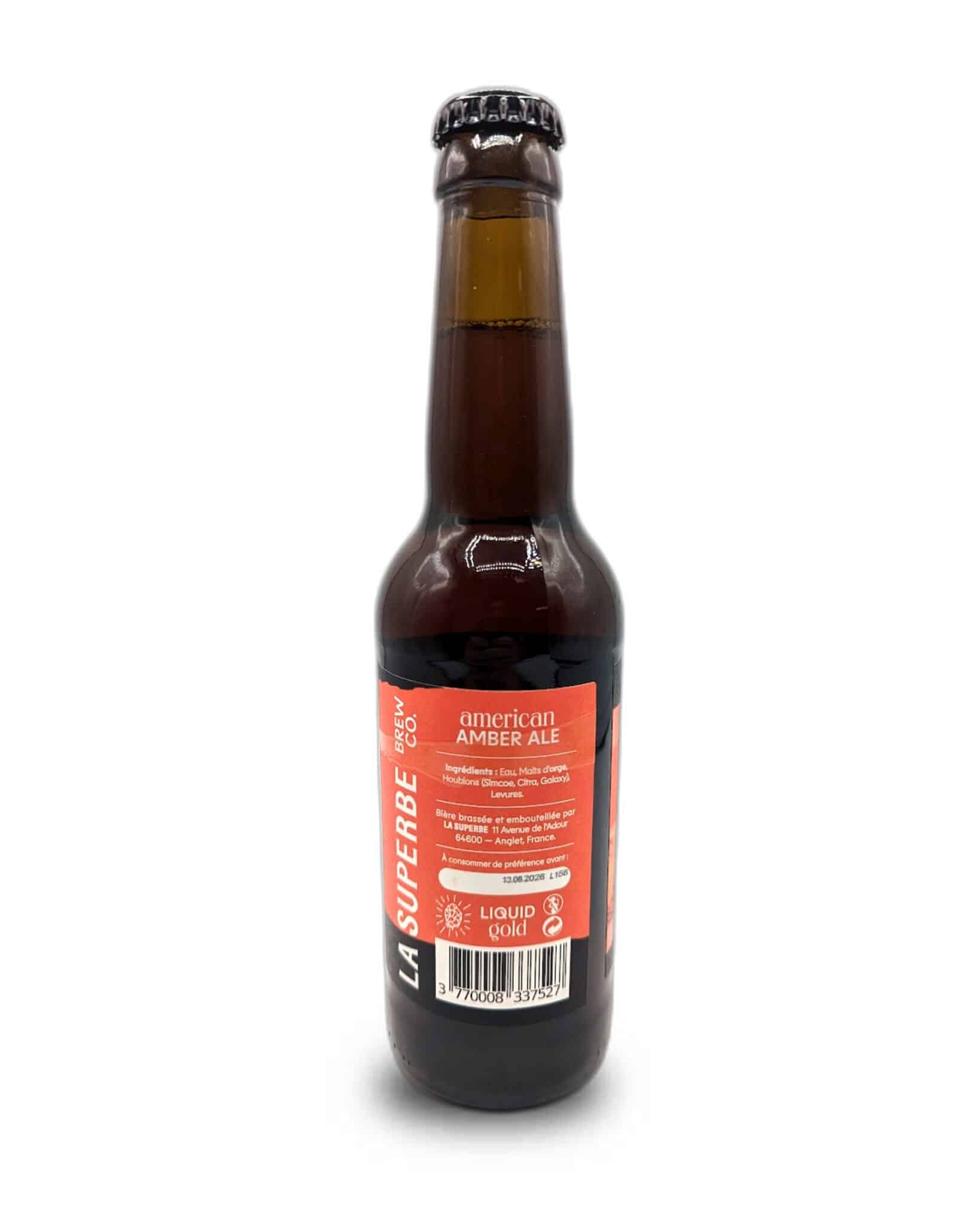 Bière La Superbe - Flamme - Amber Ale - 33cl - VP - La Compagnie des ...
