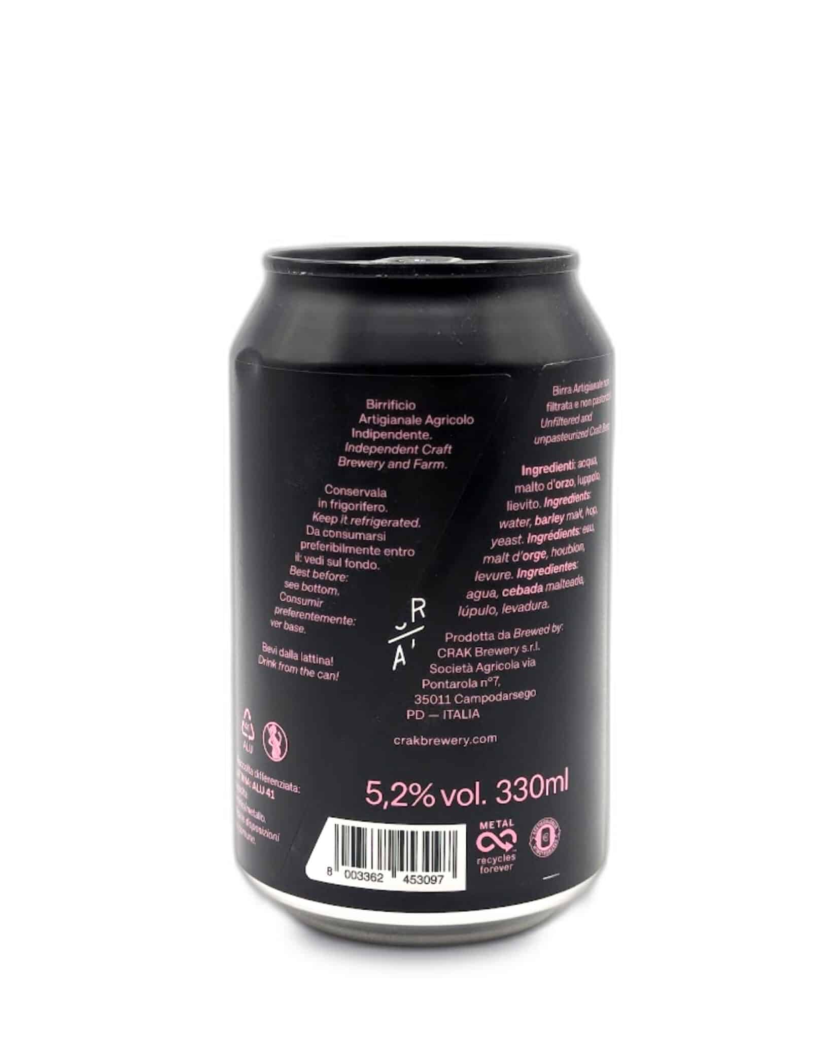Bière Crak Brewery - Schwarz After Saun - Schwarzbier -33cl - CAN - La ...