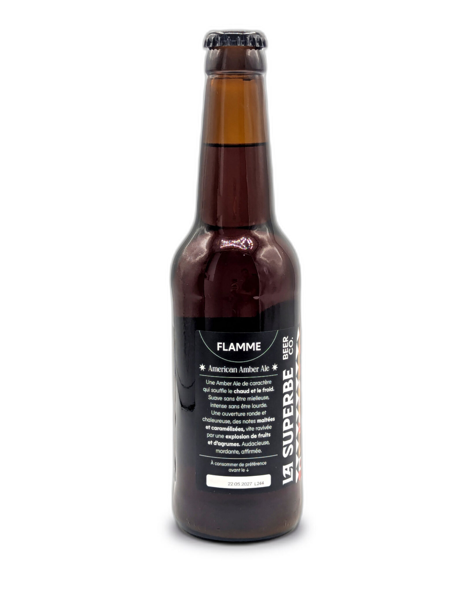 Bière La Superbe - Flamme - Amber Ale - 33cl - VP - La Compagnie des ...
